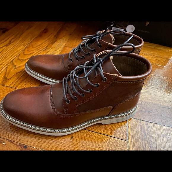 Alfani | Shoes | Alfani Mens Rynier Tan Leather And Suede Boot 7 | Poshmark